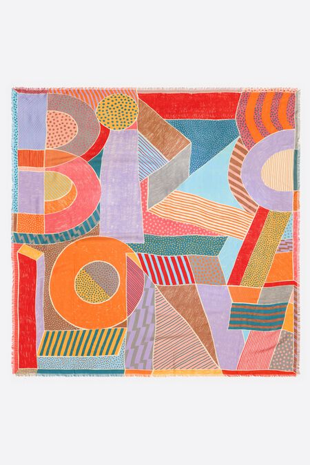 Chal logo XL con texturas y microestampados coral